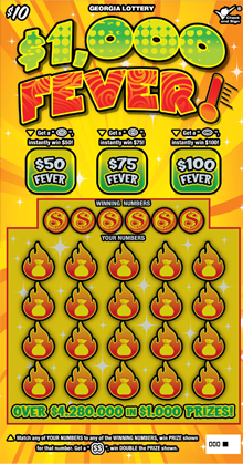 1609 - $1,000 FEVER! - Georgia Lottery