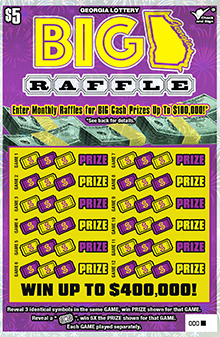 1707 – $5 Big Georgia Raffle - Georgia Lottery