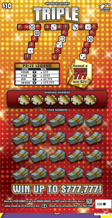 1753 – Triple 777 - Georgia Lottery